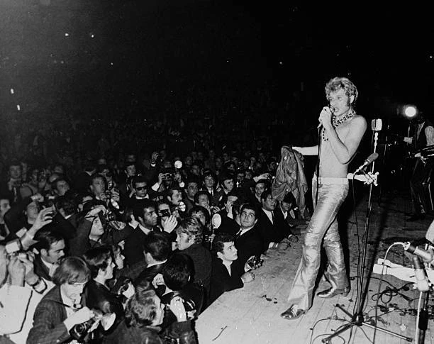 JOHNNY HALLYDAY SINGER And French Actor Paris 1967 OLD PHOTO $9.00 ...