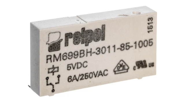 RELAIS MINIATURE 1P 6A 5V DC PCB AgSnO2 RM699BH-3011-85-1005 2613698 /T2FR EUR 19,62 - PicClick FR
