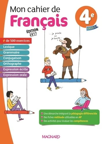 MON CAHIER DE francais 4e (2017) de EVELYNE BALLANFAT EUR 3,44 ...