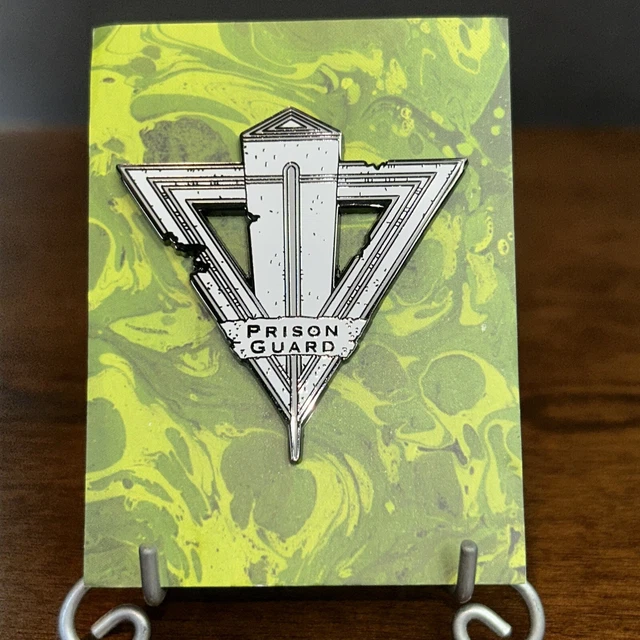 WIZARDING TRUNK HARRY Potter Azkaban Prison Guard Pin Badge Cosplay £12 ...