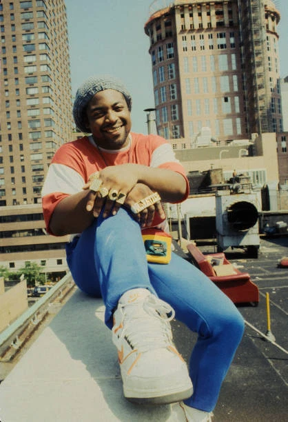 RAPPER JUST-ICE APPEARS in a portrait taken on the roof of Sleepi - Old ...