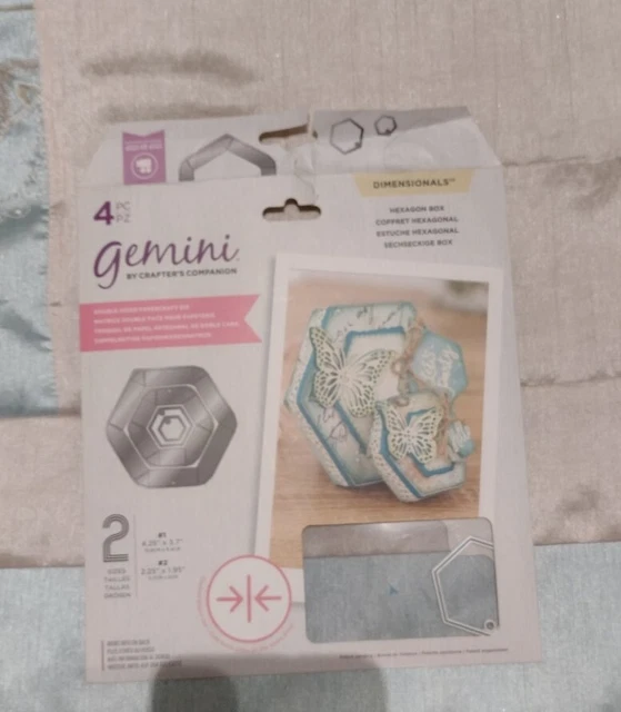 GEMINI - CRAFTERS Companion Double-Sided Papercraft Die Dimensionals ...