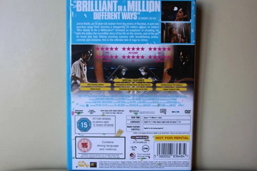 SLUMDOG MILLIONAIRE DEV Patel 2008 DVD Top-quality Free UK shipping EUR ...
