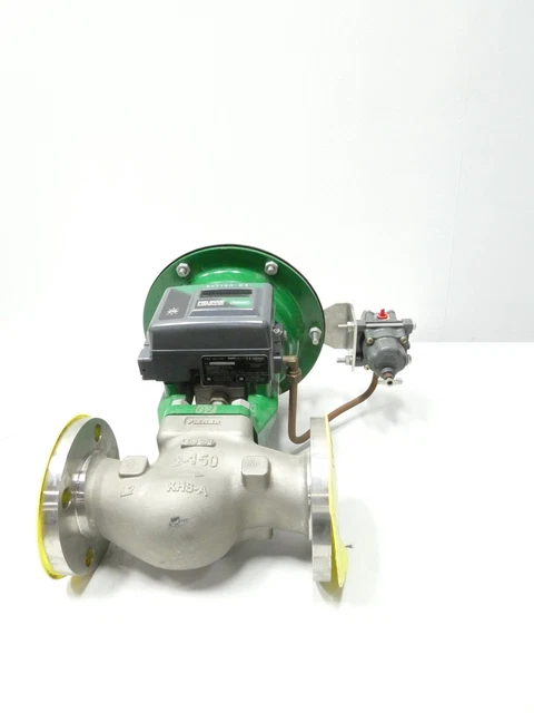 FISHER GX DVC2000 Pneumatic Stainless Flanged Control Valve 2in 150 £ ...