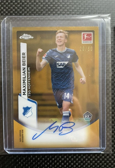 2023-24 TOPPS BUNDESLIGA Cromato MAXIMILIAN BEIER #BCA-MAB Oro/50 ...