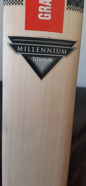 RARE GRAY NICOLLS Millennium Custom Titanium Cricket Bat 2lb 9 3/8oz ...