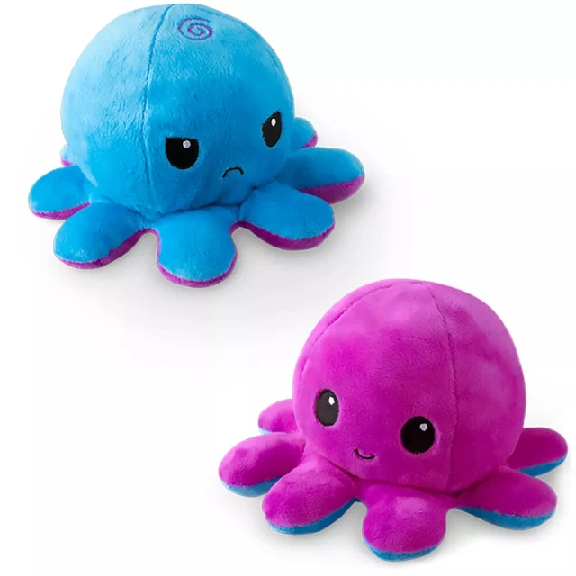 THE ORIGINAL REVERSIBLE Purple and Blue Octopus Plushie by TeeTurtle £ ...