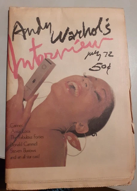 ANDY WARHOL'S INTERVIEW magazine May 1972 £63.12 - PicClick UK