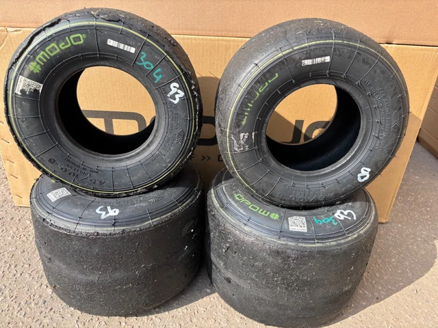 USED MOJO D5 Kart Tyres 2025 Used One Race Old - Rotax OTK TonyKart ...