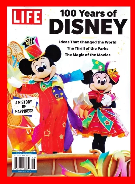LIFE MAGAZINE 2024 100 Years Of Disney A History Of Happiness Mickey ...