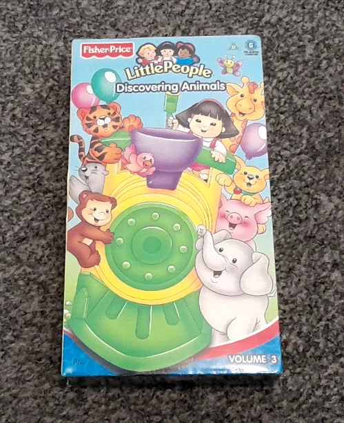 FISHER PRICE LITTLE People Discovering Animals Vol 3 Sealed Pal Vhs ...