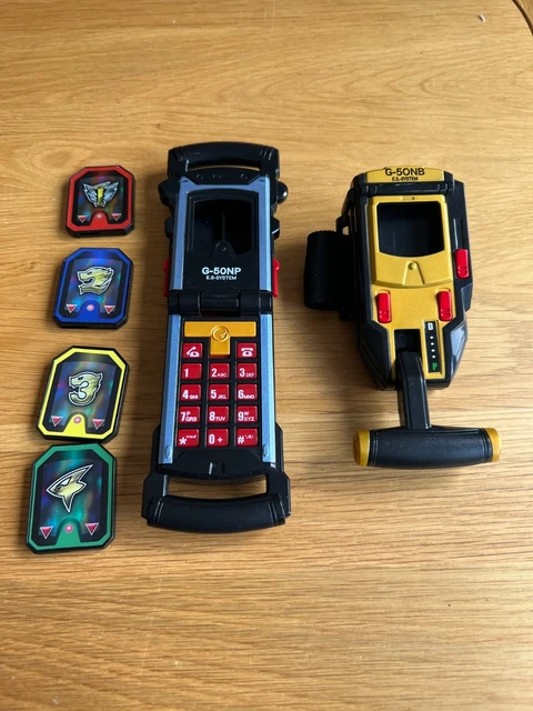 POWER RANGERS DELUXE RPM morpher set cell phone & Rev + 1,2,3&4 soul ...
