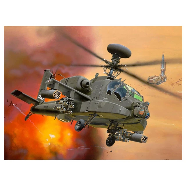 REVELL 04046 AH-64D Arc Long Apache 1:144 Echelle non Réalisé / non ...