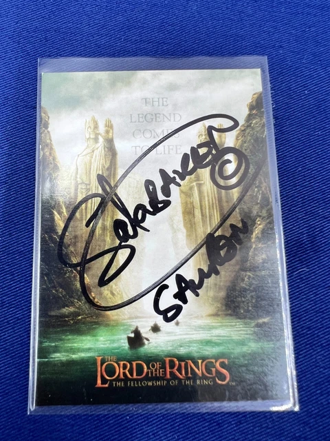 SALA BAKER AUTOGRAPH Sauron - The Lord Of The Rings Signed QUOTE Funko ...
