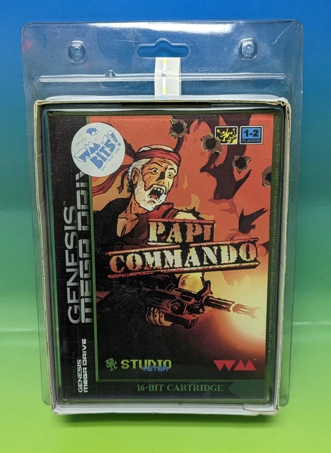 2016 SEGA GENESIS / Mega Drive PAPI COMMANDO Game WM Bits Edition Brand ...