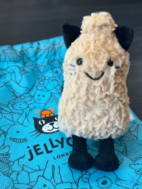 JELLYCAT AMUSEABLES PEANUT Cat Brand New with Tag Perfect Halloween ...
