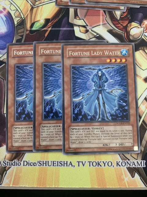 FORTUNE LADY WATER (3x) SOVR-EN010 NM Unlimited Rare Yugioh $3.49 ...