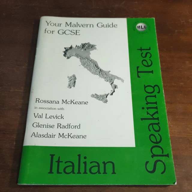 ITALIAN SPEAKING TEST (Your Malvern Guide for gcse Rosanna McKeane $44. ...