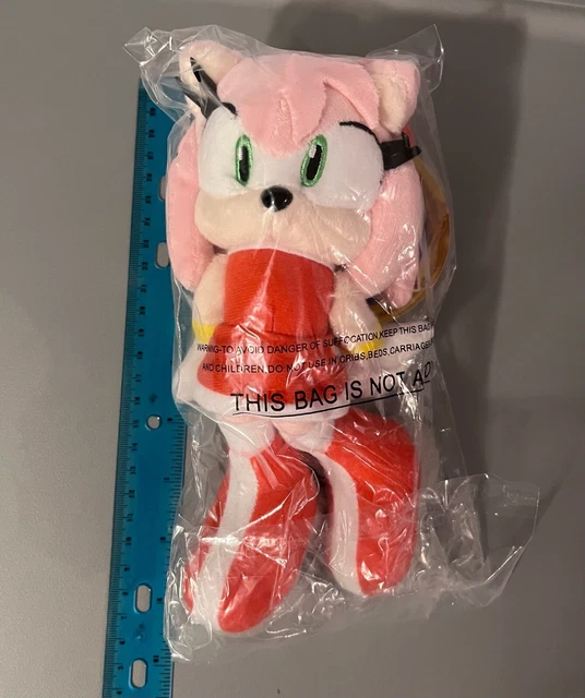 SANEI SONIC THE Hedgehog 2012 Amy Rose Plush Doll Japan 2016 FACTORY ...