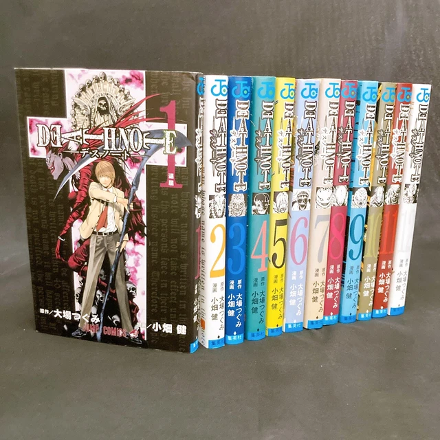 DEATH NOTE VOL.1-12 Manga complete Lot Set Comic Japanese Edition from ...