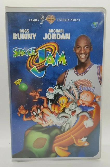 SPACE JAM (1996) Clamshell VHS Cassette - Michael Jordan Bugs Bunny ...