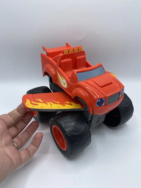 BLAZE AND THE Monster Machines Talking Flying Jet Toy Car w/ Spring Out ...