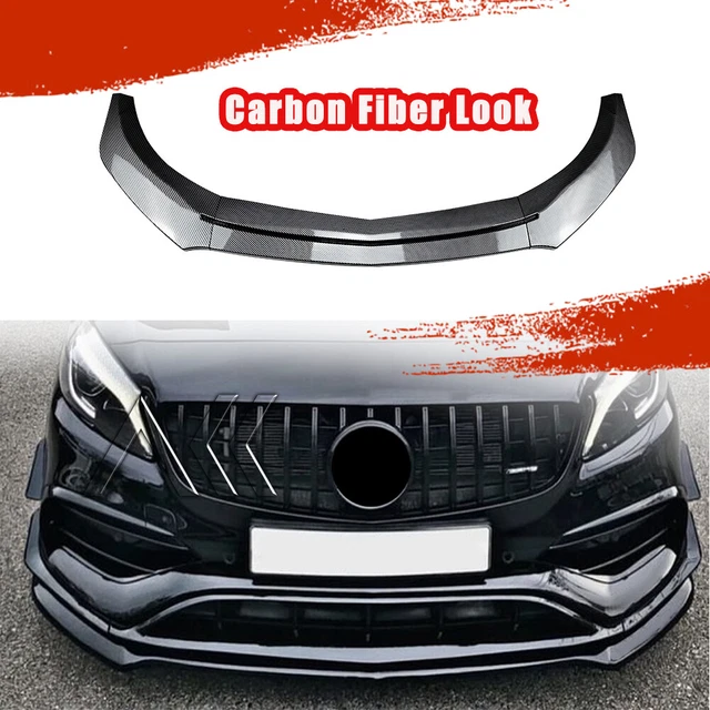 FRONT BUMPER SPLITTER Spoiler Lip Fit Mercedes Benz W176 A200 A260 A45 ...