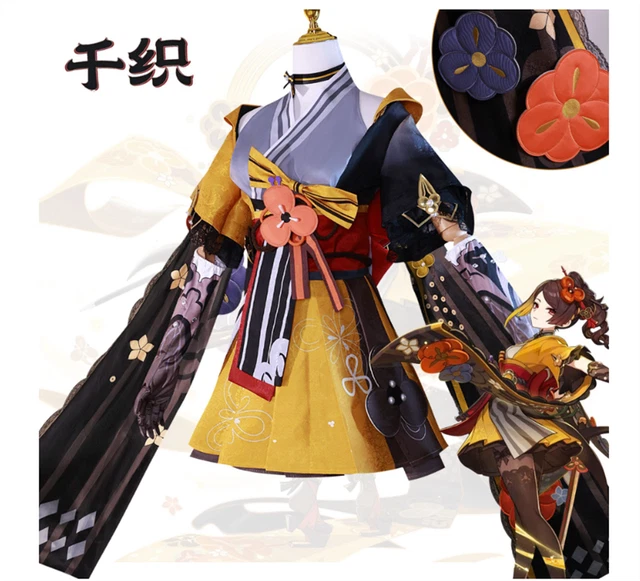 ANIME GENSHIN IMPACT Cosplay Costume Outfit Full Set Halloween Carnival ...