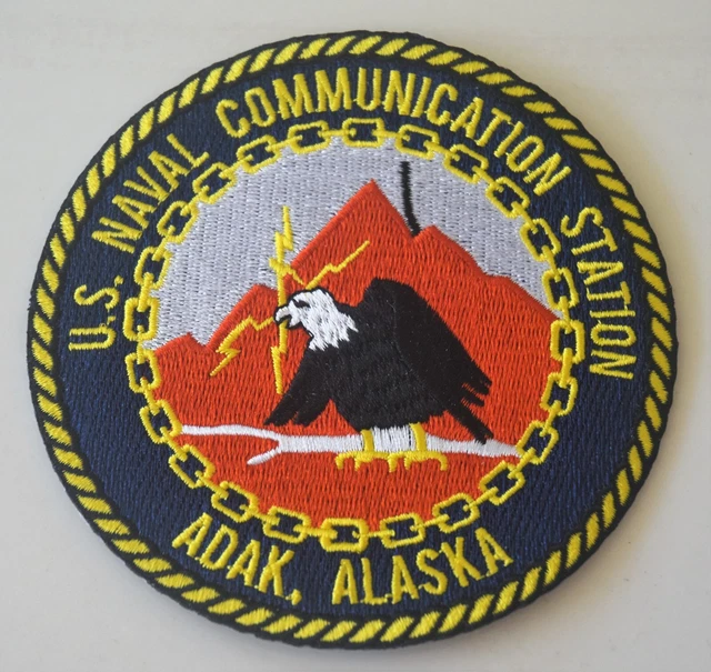 US NAVY NAVAL Communication Station (NCS) Adak, Alaska Patch $12.99 ...