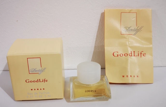 MINIATURE DE PARFUM Good Life de Davidoff woman EDP 5 ML ANCIEN RARE ...