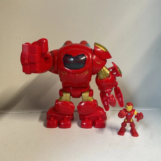 MODELLINO IMAGINEXT MARVEL Tony Stark Ironman Hulk Buster Armour tuta ...