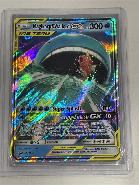 POKÉMON TCG S&M Magikarp & Wailord GX SM166 Towering Splash Promo ...