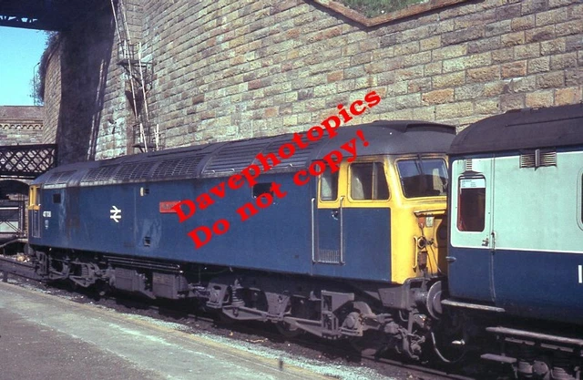ORIGINAL 35MM Slide Railway Diesel /Steam- 47708 'Waverley' @ Glasgow ...