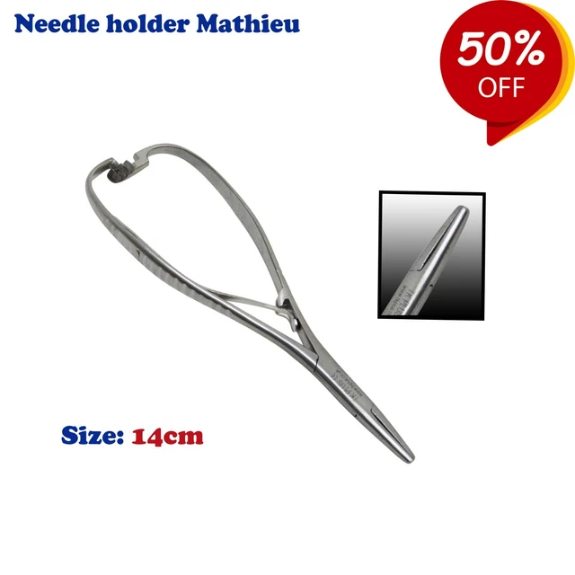 DENTAL LABORATORY SURGICAL Ligature Forceps Mathieu Needle Holders Cm ...