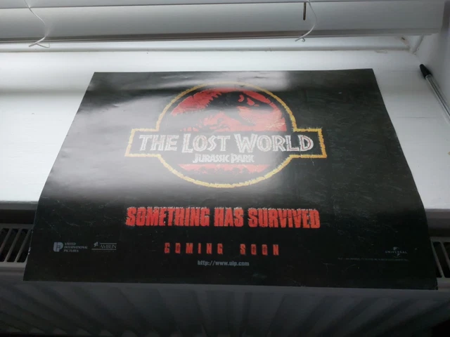 THE LOST WORLD Jurassic Park Cinema Poster £15.95 - PicClick UK