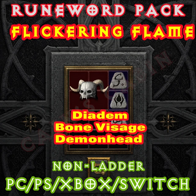 4/5 SOCKETS FLAIL-HOA BASE🌺PC-SWITCH-PS-XBOX🌺Diablo 2 Resurrected SC ...