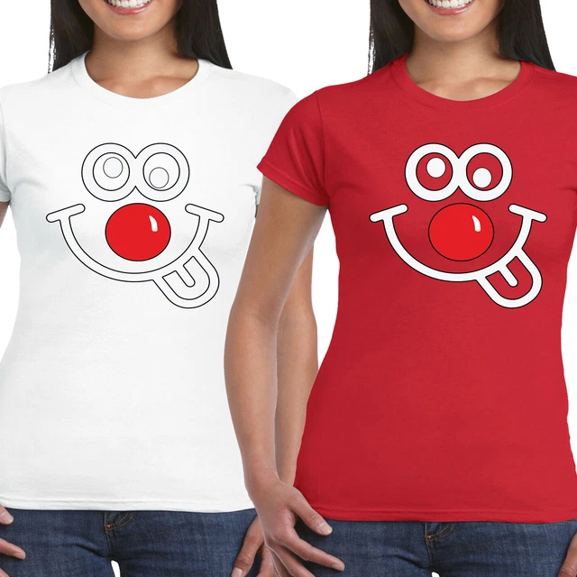RED NOSE DAY Comic Relief 2025 Ladies T shirt School Teacher Event ...