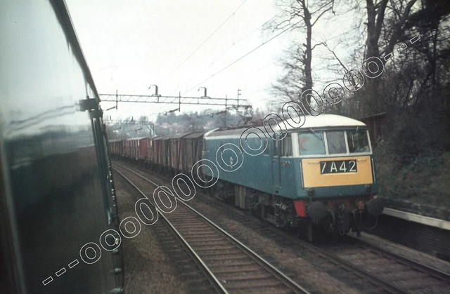 35MM ORIGINAL COLOUR SLIDE OF CLASS 81 LOCO AT BERKHAMSTEAD IN 1966 £16 ...