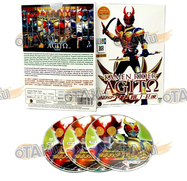 KAMEN RIDER AGITO - Complete Tv Series Dvd Box Set (1-51 Eps) Ship From ...