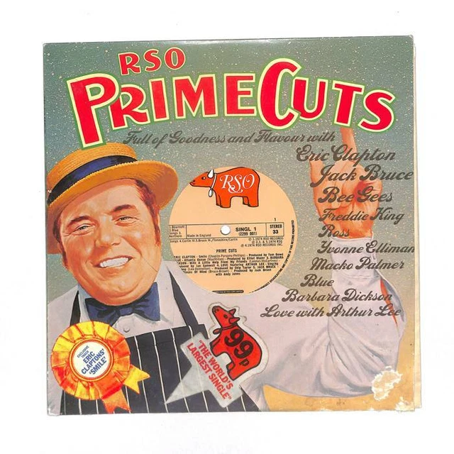 VARIOUS RSO PRIME Cuts Insert UK LP Vinyl Record Album 1975 SINGL1 RSO ...
