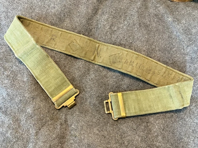 ORIGINAL BRITISH ARMY WW2 37 Pattern Webbing Belt, N 35” £18.99 ...