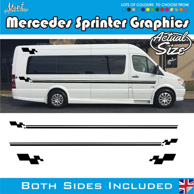 MERCEDES SPRINTER LWB XLWB Camper MOTORHOME Decals Stickers Van ...