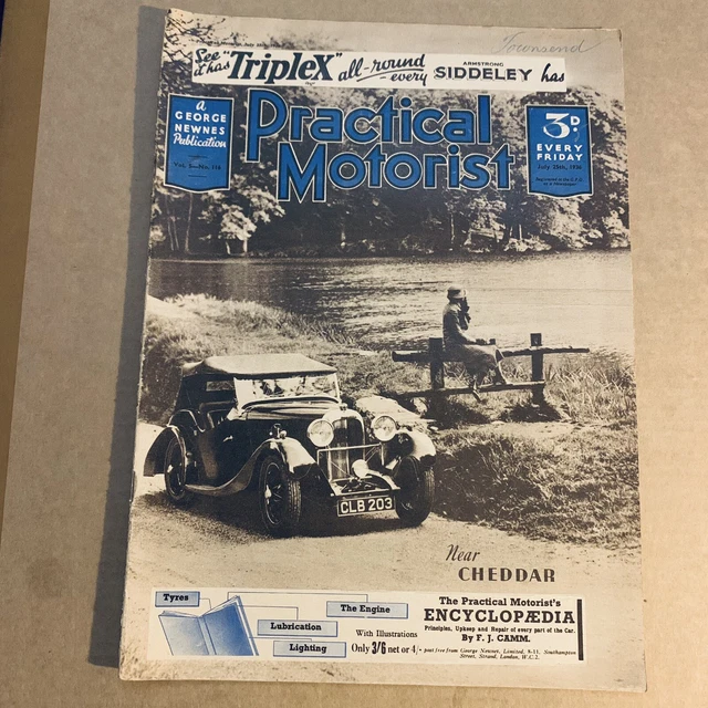 THE PRACTICAL MOTORIST UK Weekly Magazine George Newnes Vol 5 No 116 ...