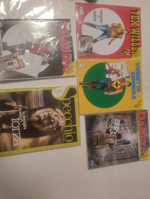 FUMETTI LOTTO TEX, Zagar, Dampyr, Dylan Dog, Rivista specchio con ...