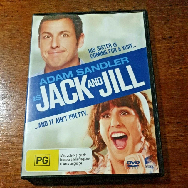 JACK AND JILL DVD R4 Like New! FREE POST Adam Sandler, Al Pacino, Katie Holmes $9.95 - PicClick AU