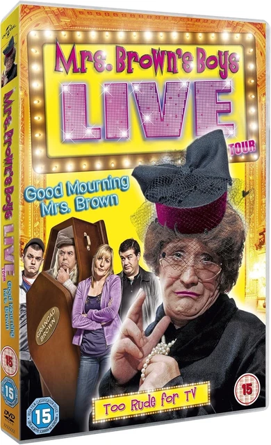 MRS BROWNS BOYS Live Tour good mourning DVD comedy NEW TV Sitcom funny ...