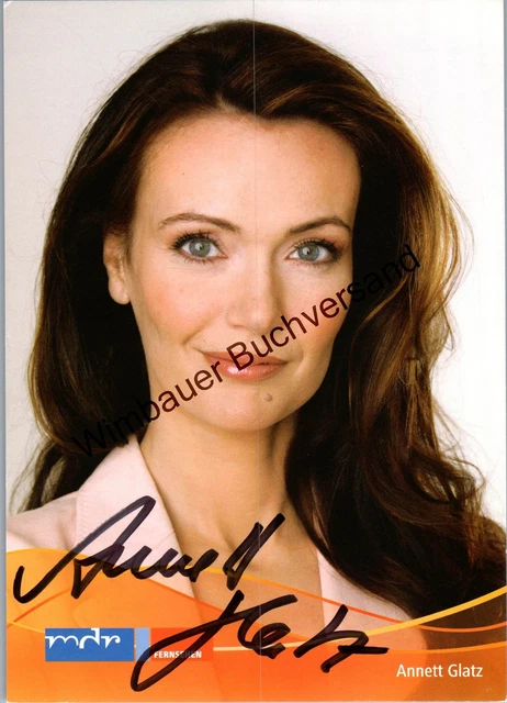 ORIGINAL AUTOGRAMM ANNETT Glatz MDR Glatz, Annett : EUR 13,00 - PicClick DE