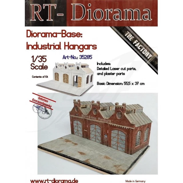 [FR] RT-DIORAMA 1/35 Diorama-Base: Industrial Hangars [Standard ...