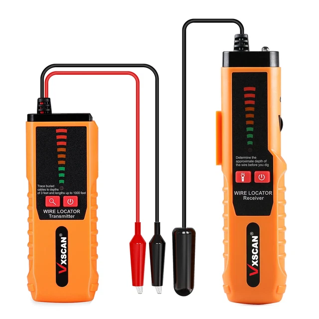 VXSCAN F04 UNDERGROUND Wire Locator Cable Tracer Detector Tester with ...