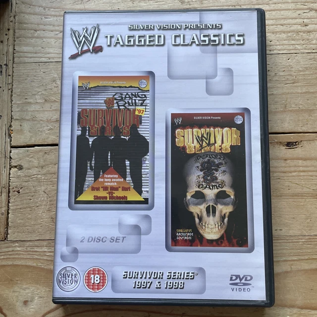 WWE TAGGED CLASSICS Survivor Series 1997 & 1998 DVD (2 Disc Set) WWF ...